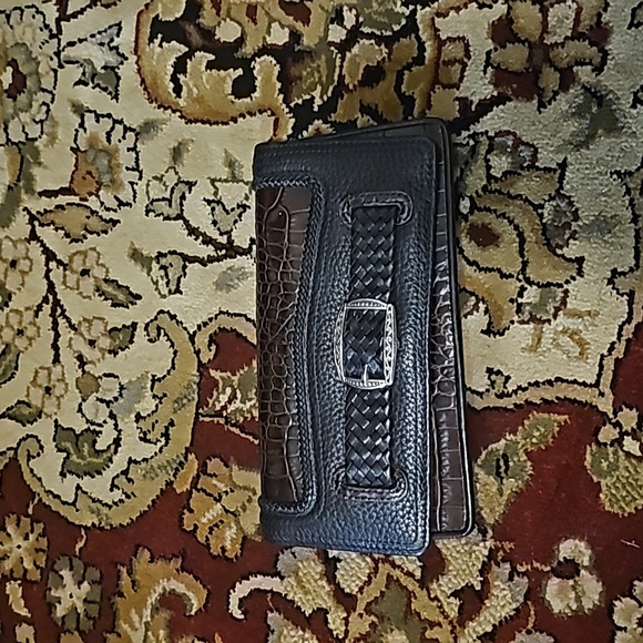 Bags | Brighton Black Wallet | Poshmark